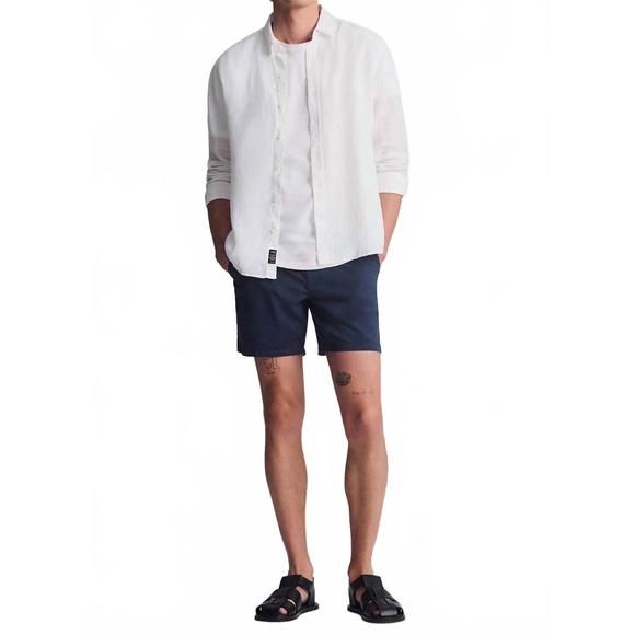 NEW MAVI nate 7 inseam shorts in night city smart Flat Front